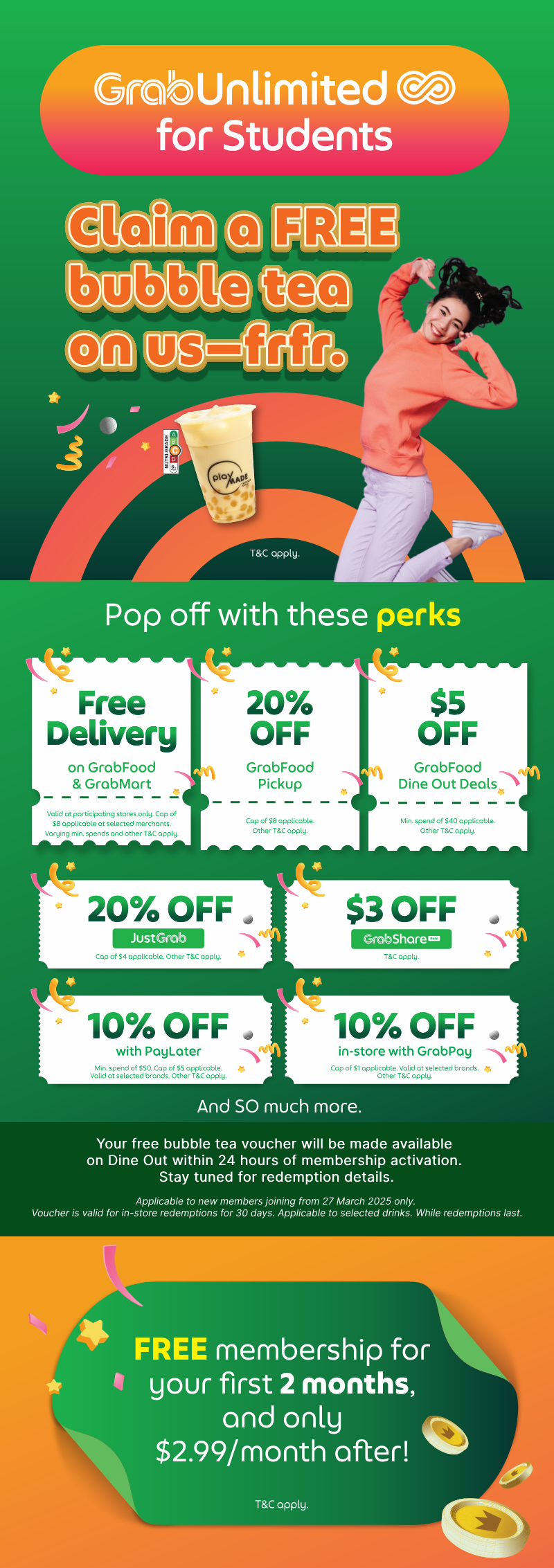 GrabUnlimited for Students | Grab SG